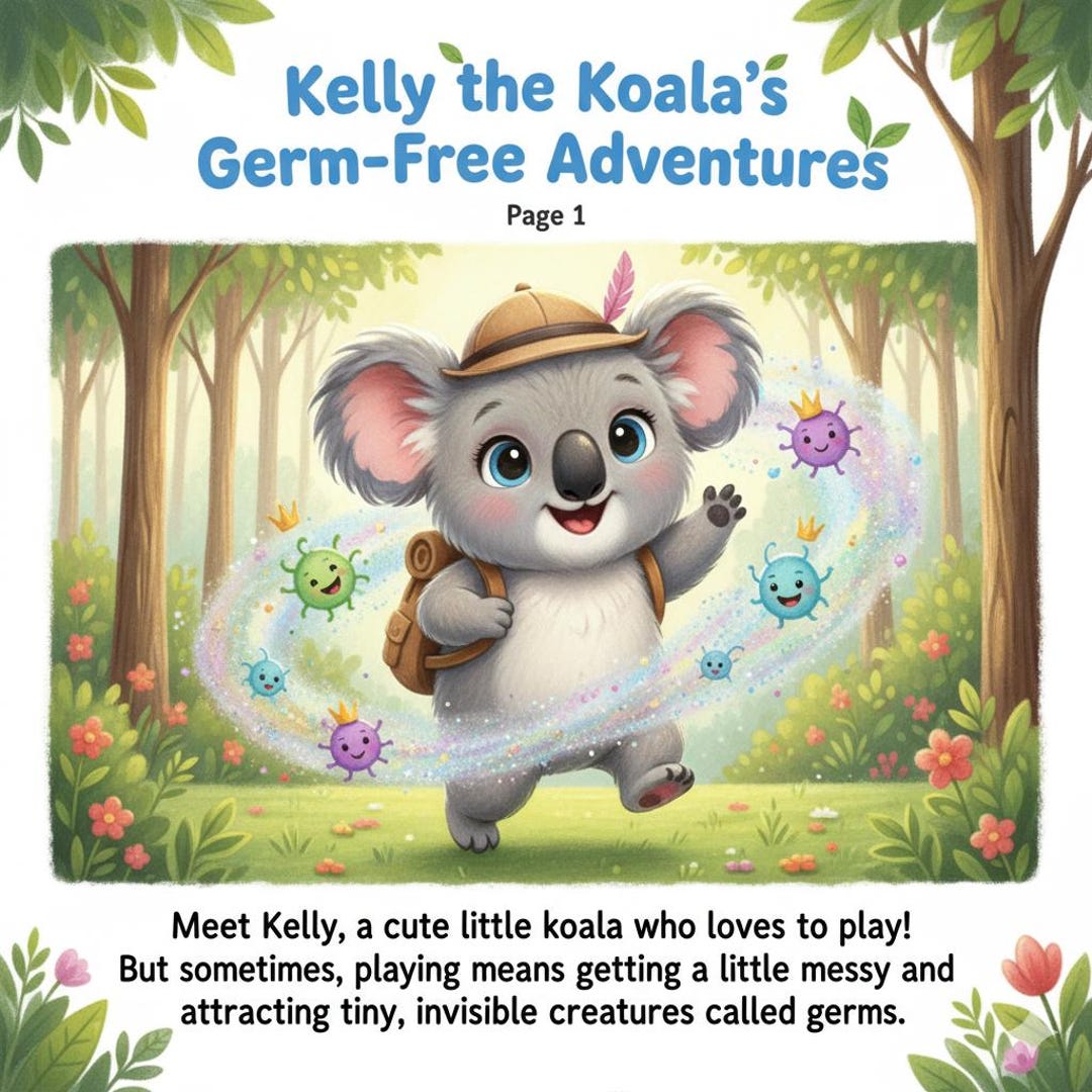 Children’s Book About Sanitation and Healthy Habits. “big Lessons on ...