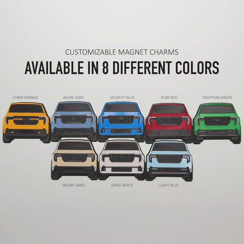 2025+ Ford Maverick Magnet Charms (customizable) 3D Printed - Etsy