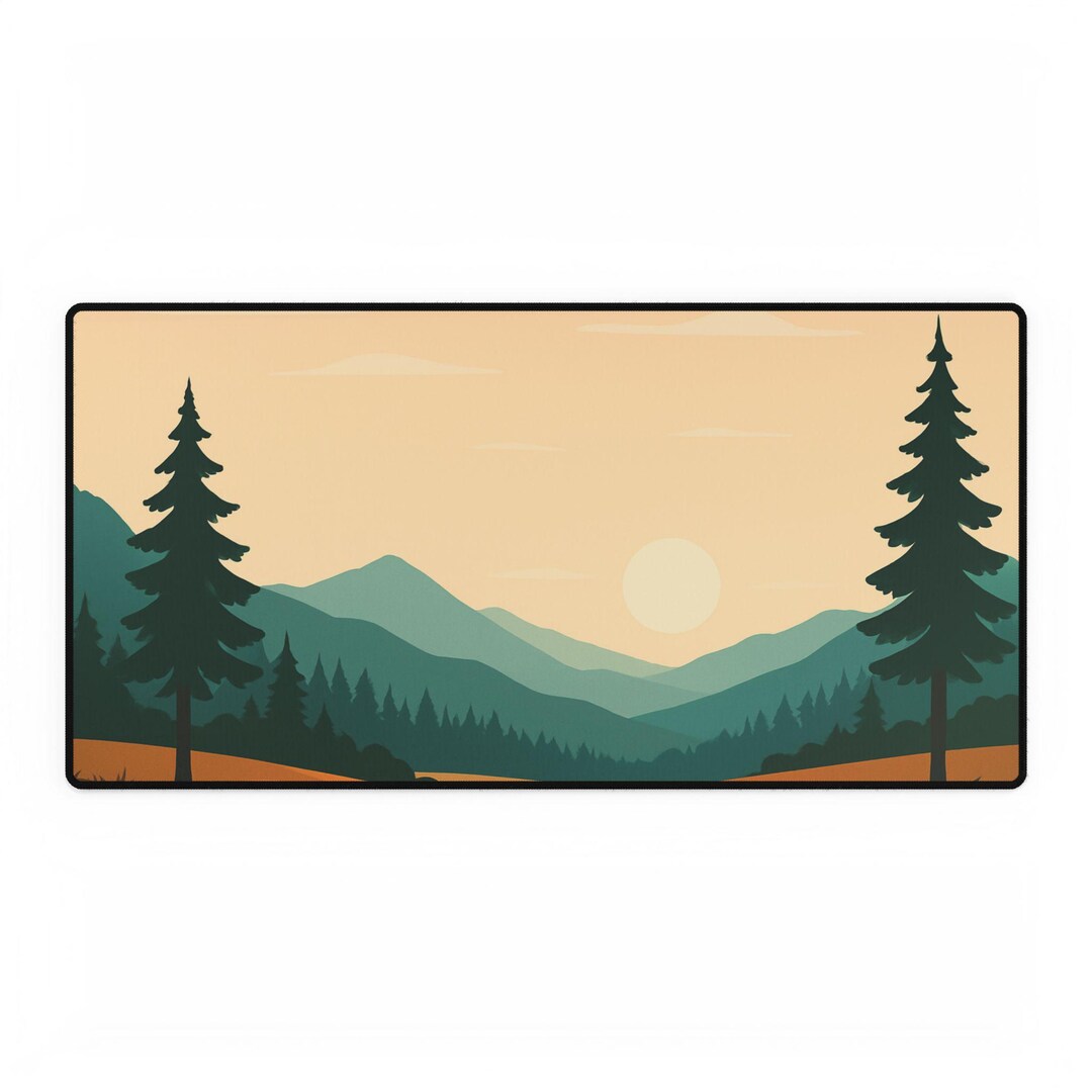 Nature-inspired Desk Mat, Modern Office Decor, Desk Accessories, Home ...