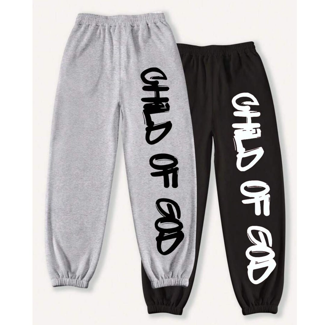 Child of God Sweatpants, Christian Cross Sweatpants, Christian ...