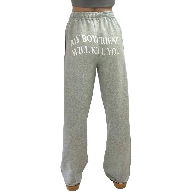 I Love My Boyfriend Pants - Etsy