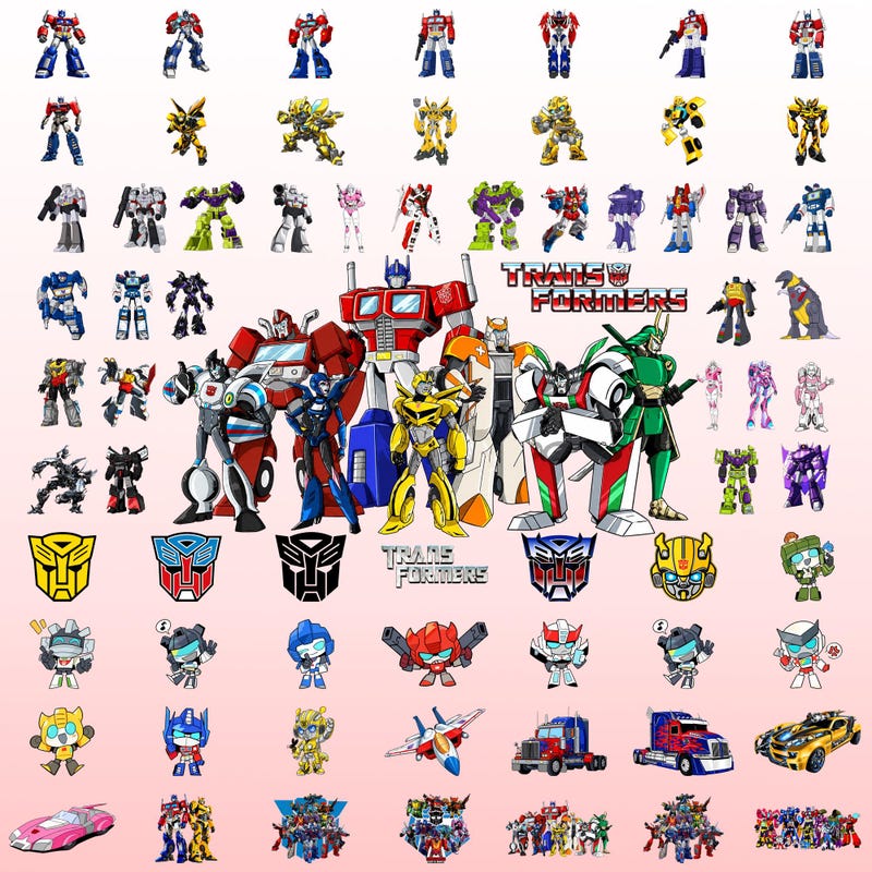 Transformers Clipart - Etsy