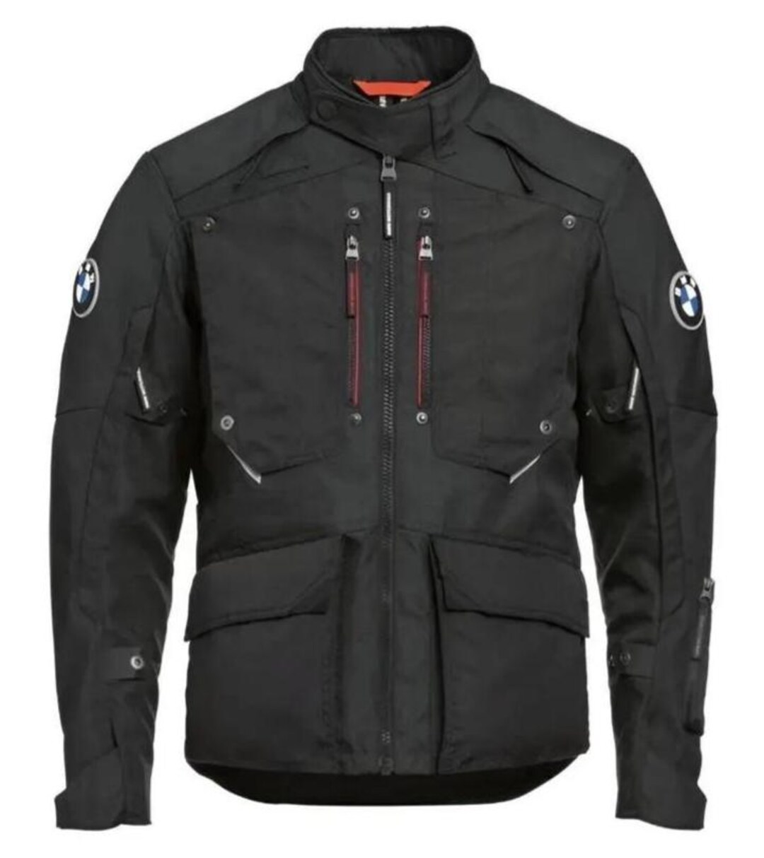 BMW Motorrad Men’s Riding Jacket Black Adventure Touring Motorcycle ...