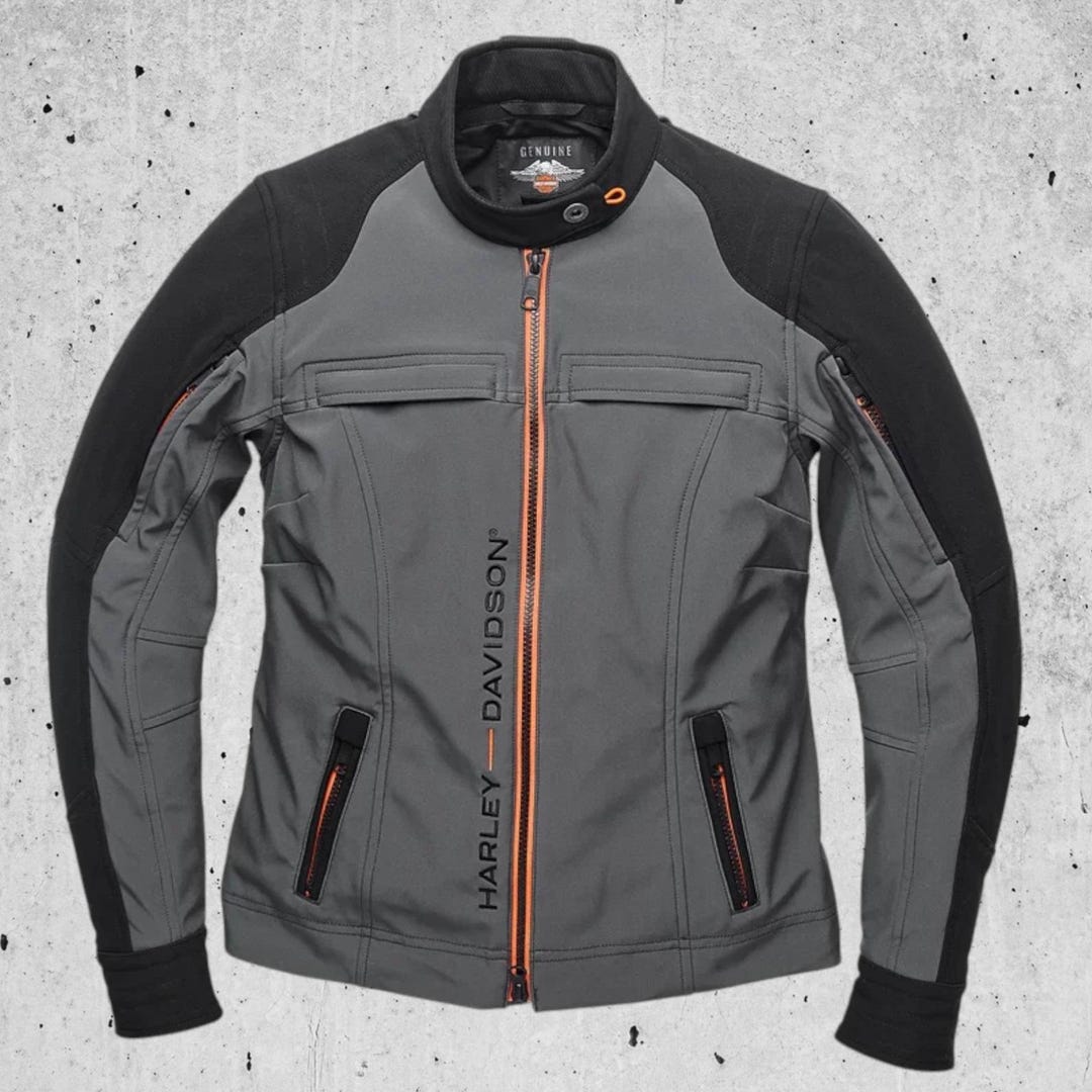 Women Harley Davidson Softshell Jacket High Quality Adventure Jacket ...