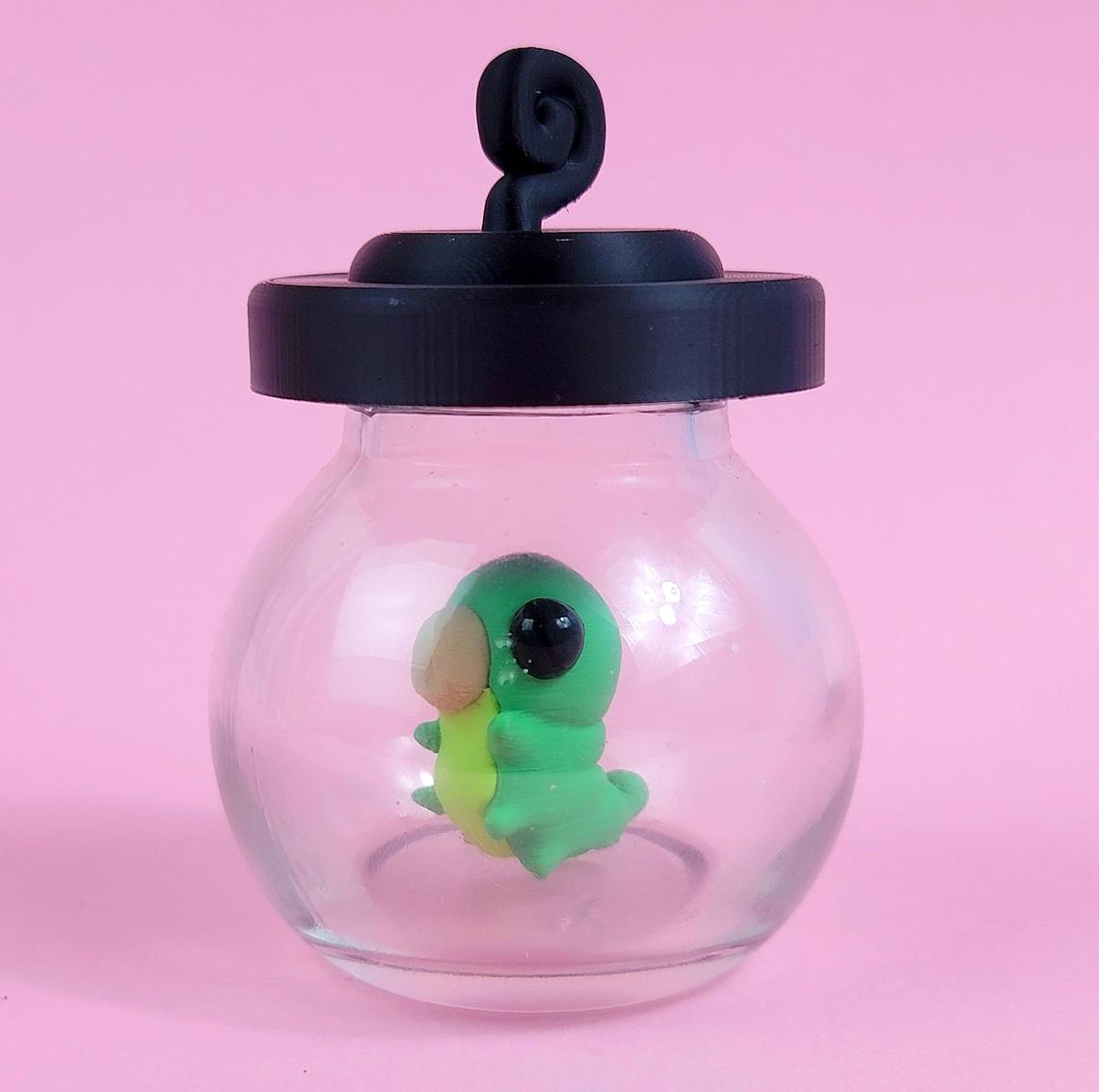 Hollow Knight Grub in Glass Jar | Grub Figurine | Grub Sculpture ...