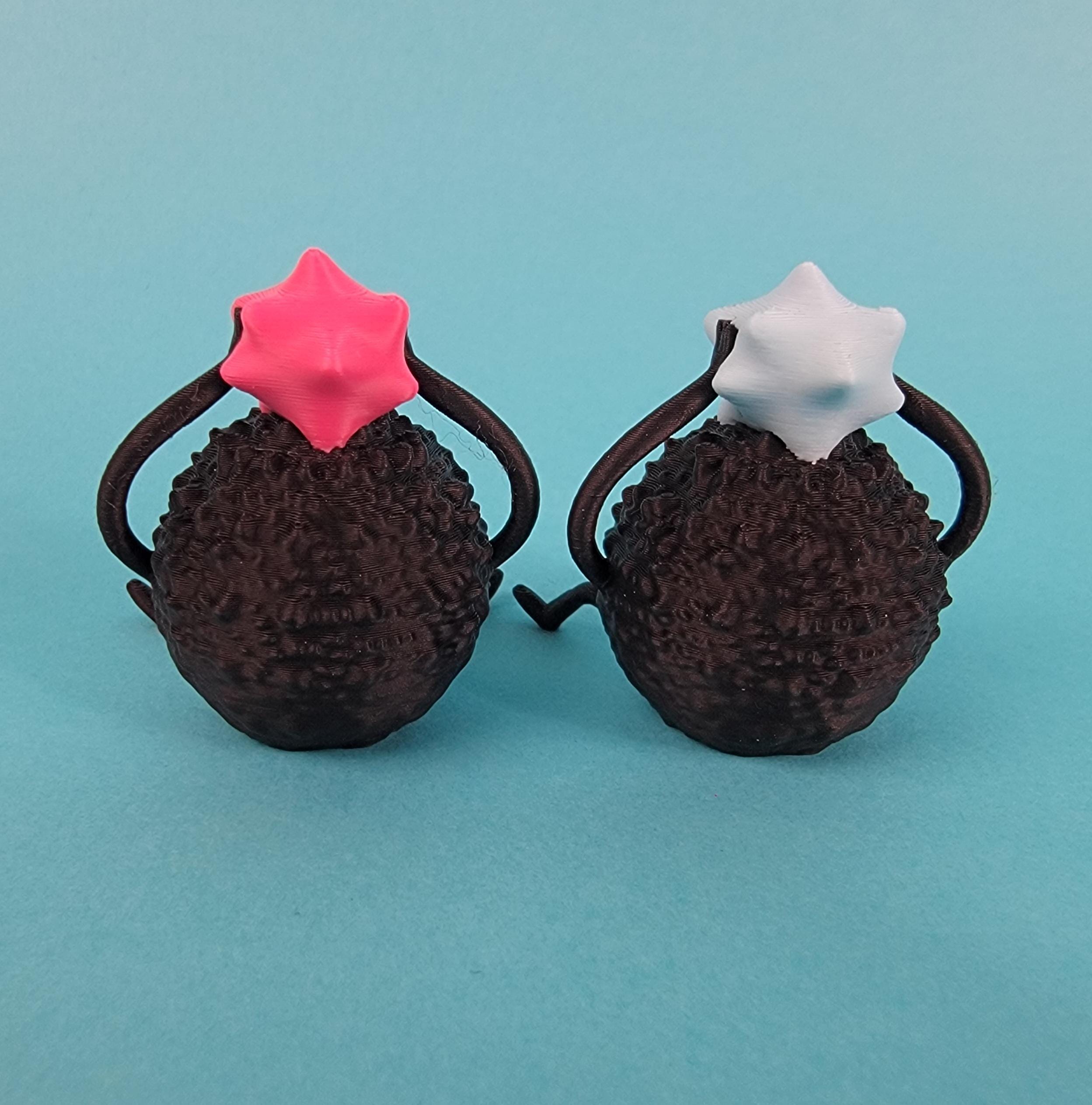 Susuwatari | Sitting Soot Sprite | 3D Printed Figure | Desk Buddy - Etsy