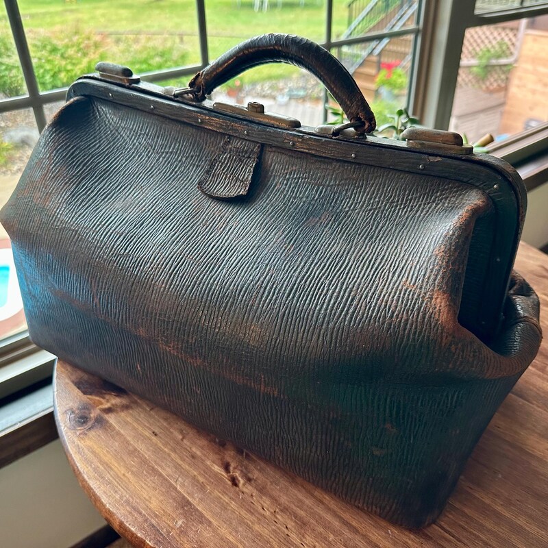Antique Doctor Bag - Etsy