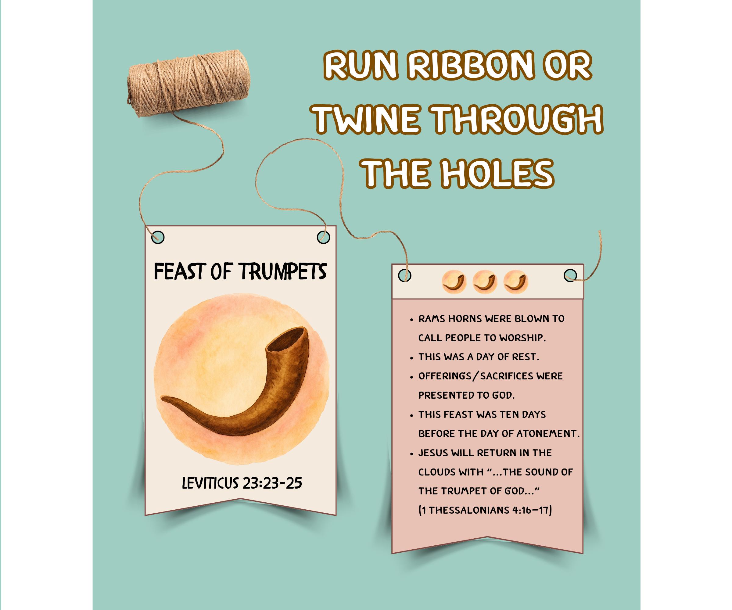 Feast Day Banner for Bible Class Decorations-levitical Feast Days - Etsy