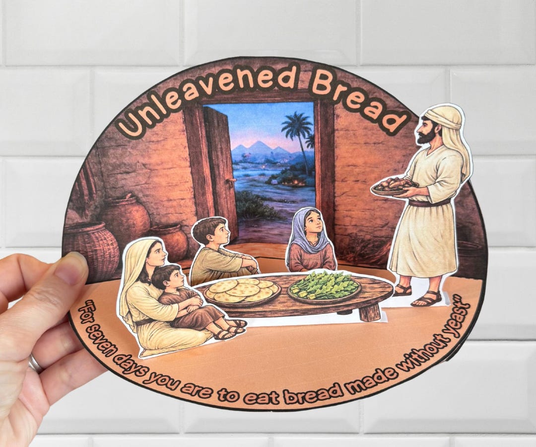 Feast of Unleavened Bread- 3D Printable Bible Scene- Biblical Feast ...