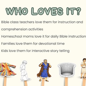 Joseph's Sold by His Brothers - Bible Story Visuals, Worksheets, and ...