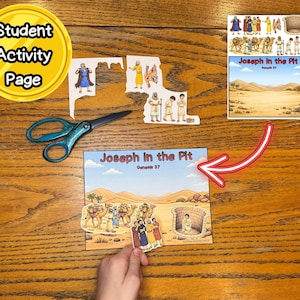 Joseph's Sold by His Brothers - Bible Story Visuals, Worksheets, and ...