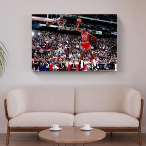 1987 Michael Jordan Slam Dunk Flag Iconic Moment Wall Flag Tribute ...