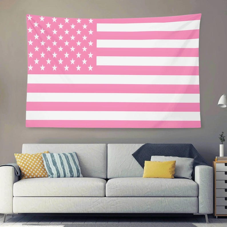 Pink USA Flag - Etsy
