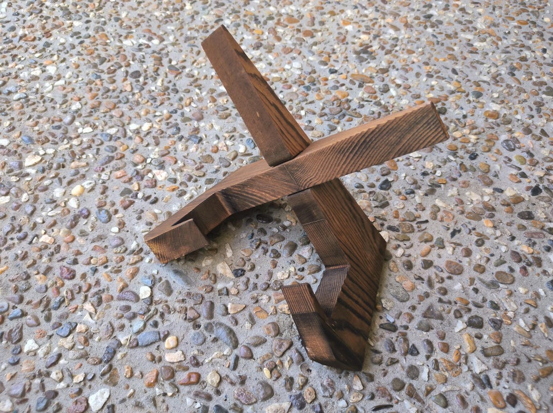 Personalized Interlocking Wood Stand: Modular X-easel for Phone, Tablet ...