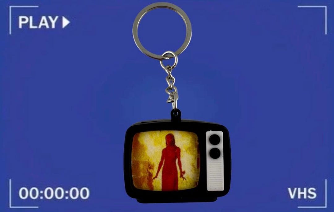 Carrie Light-up TV Keychain - Etsy