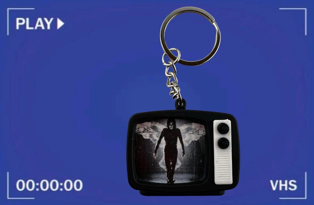 Horror Movie Light-up TV Keychain - Etsy