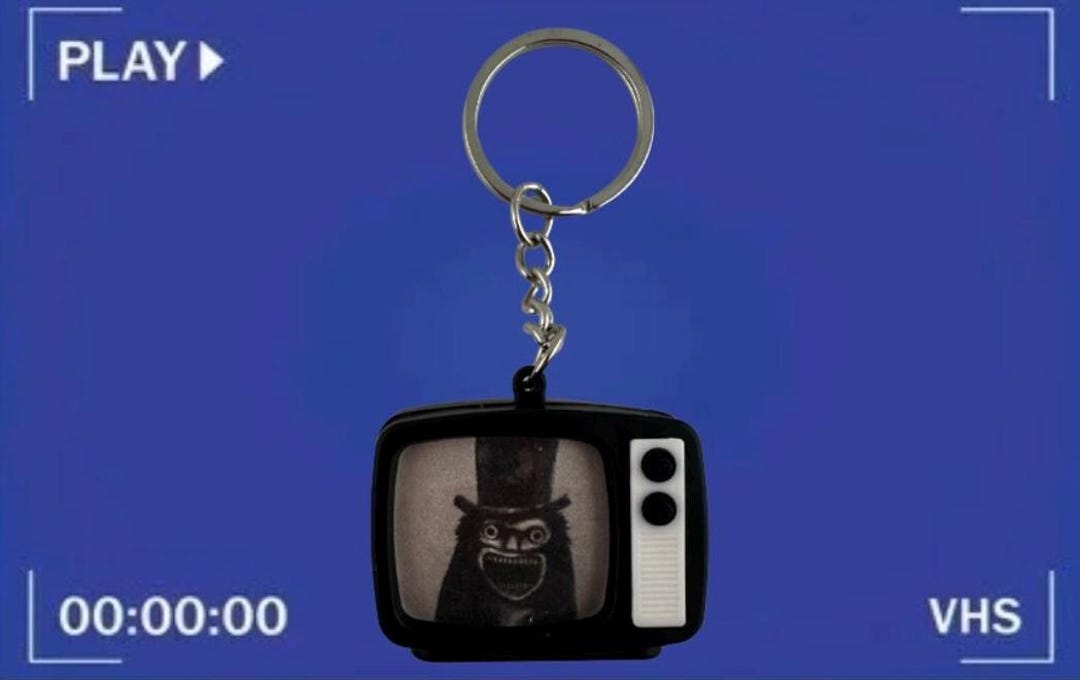 Horror Movie Light-up TV Keychain - Etsy