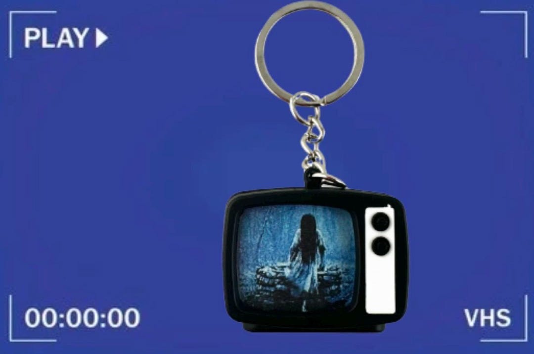 Horror Movie Light-up TV Keychain - Etsy