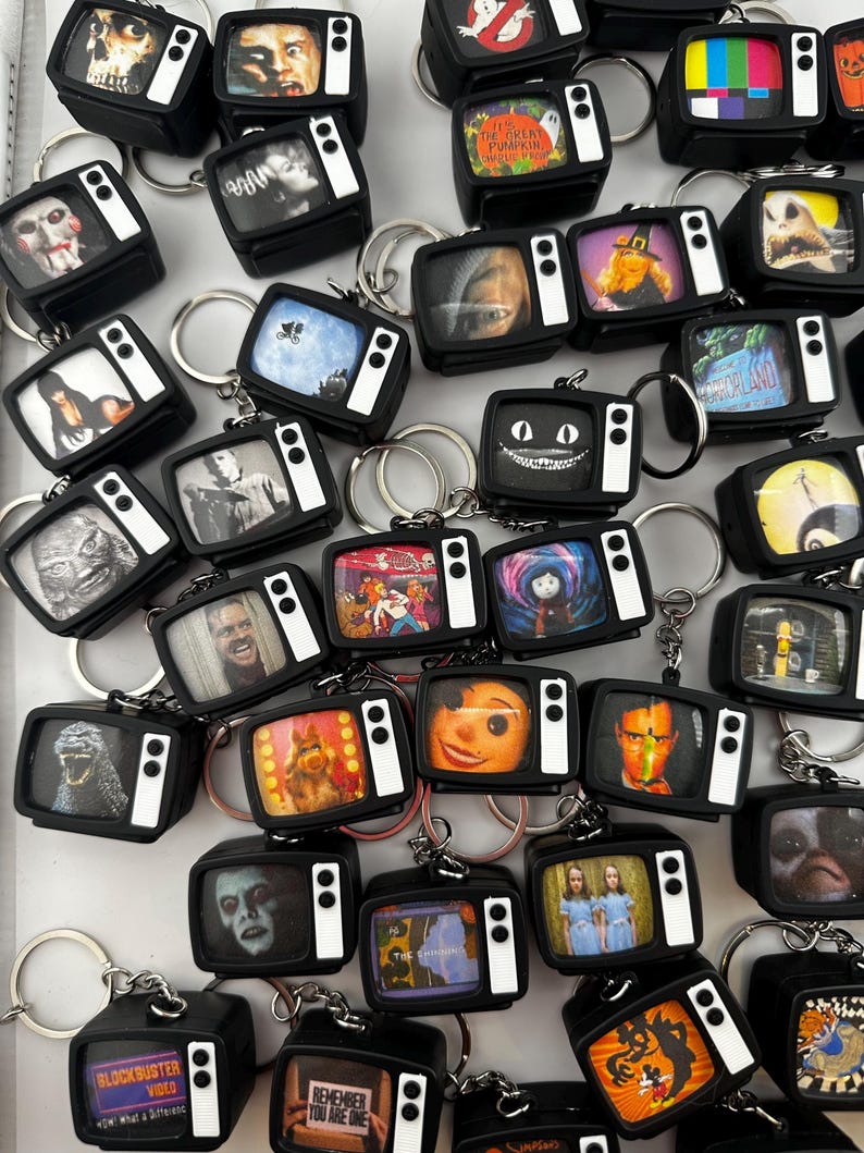 Horror Movie Slasher Phonecall Light-up TV Keychain - Etsy