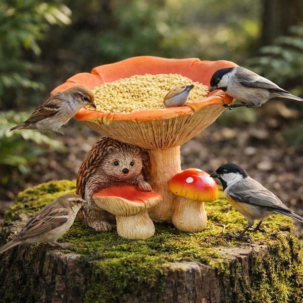 Mushrooms With Birds - Etsy