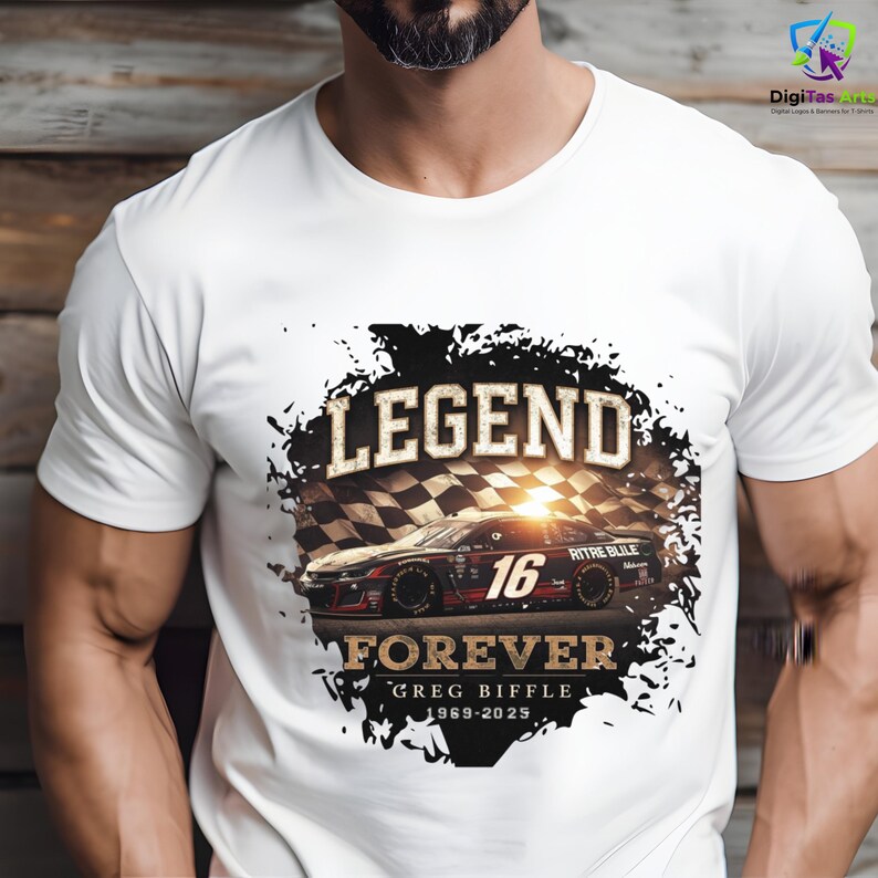 Greg Biffle Racing Legend Memorial DTF Transfer – Nascar Legend Forever ...