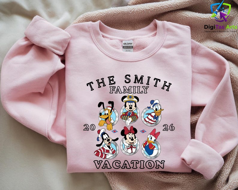 Custom Disney Family Vacation 2026 DTF Transfer | Personalized ...