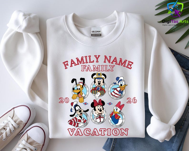 Custom Disney Family Vacation 2026 DTF Transfer | Personalized ...
