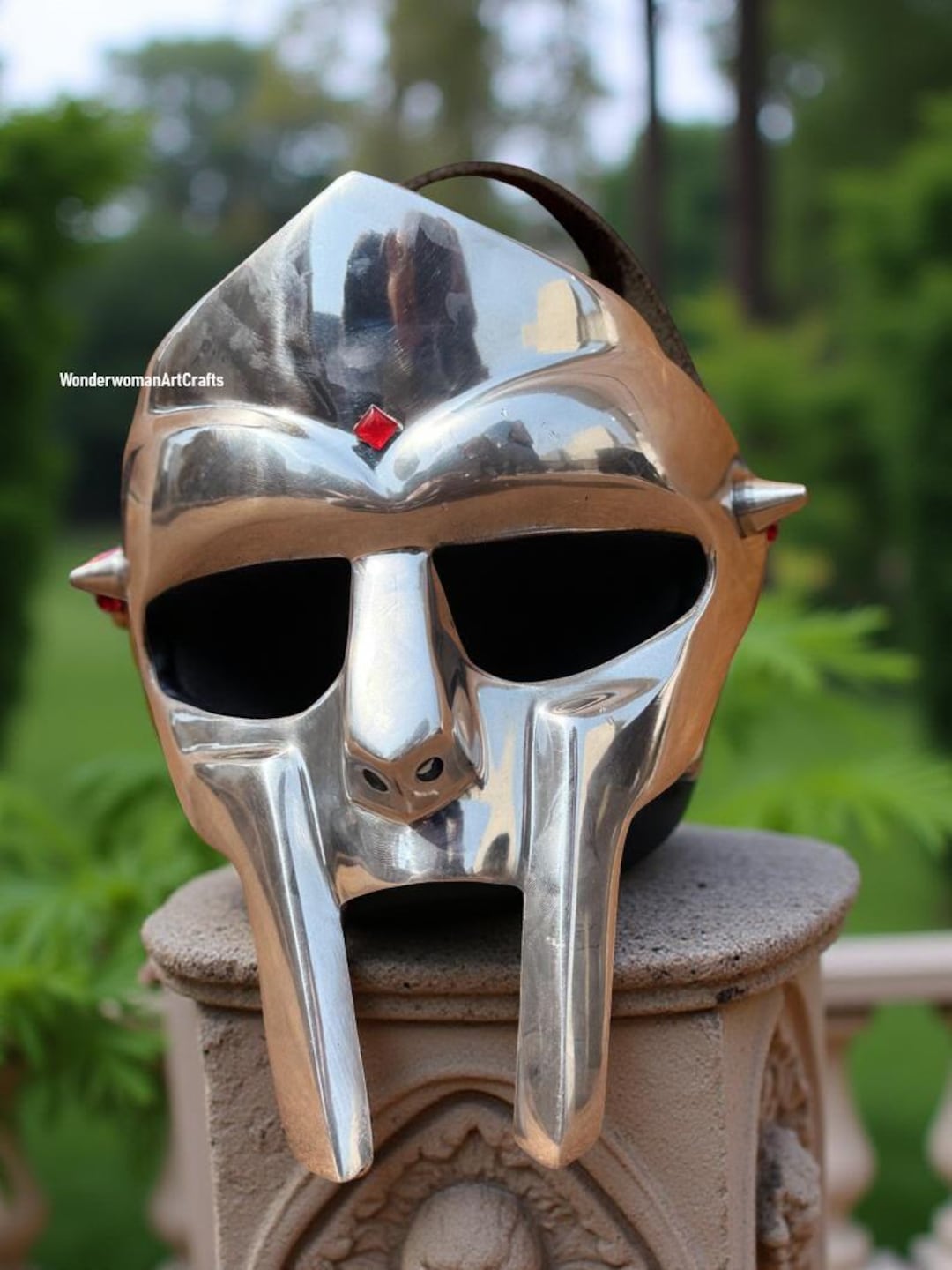 Limited Edition MF DOOM Gladiator Mask Hand-forged Medieval Steel Face ...