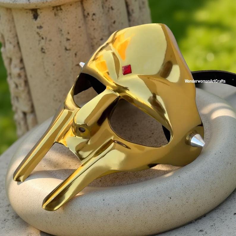 Limited Edition MF DOOM Gladiator Mask Hand-forged Medieval Steel Face ...