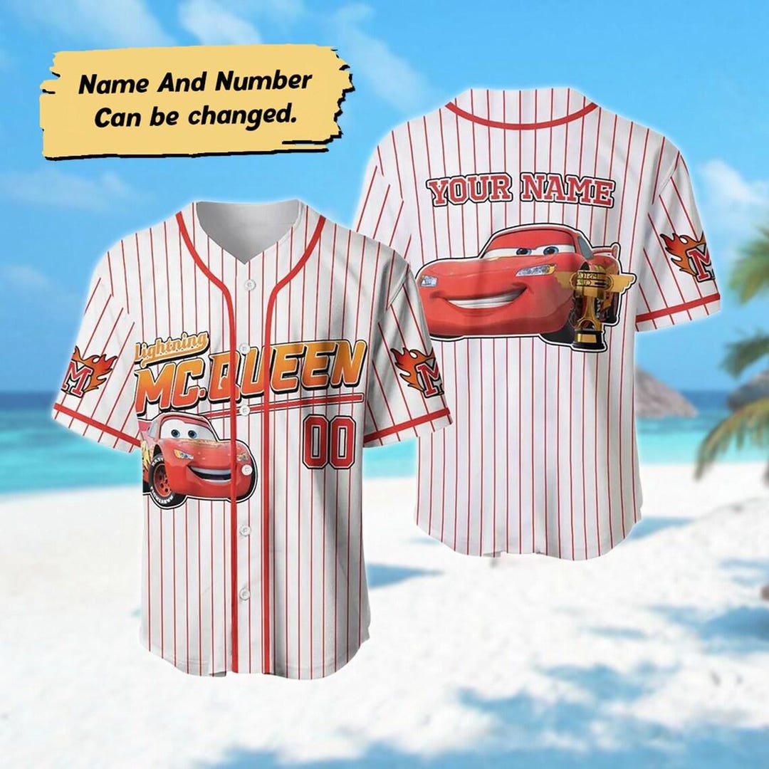 Personalized Lightning Mcqueen Shirt, Funny Lightning Cars Character ...