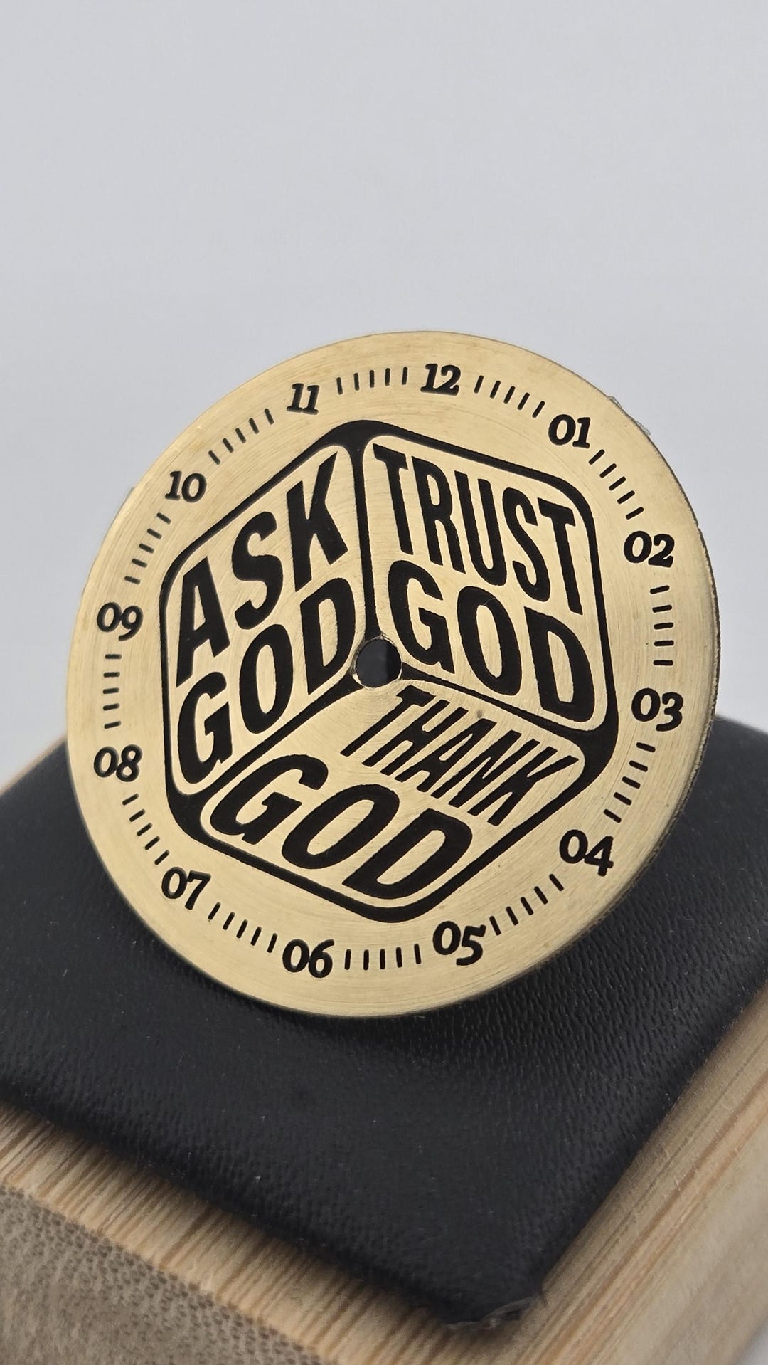 Trust God Brass Dial - Etsy