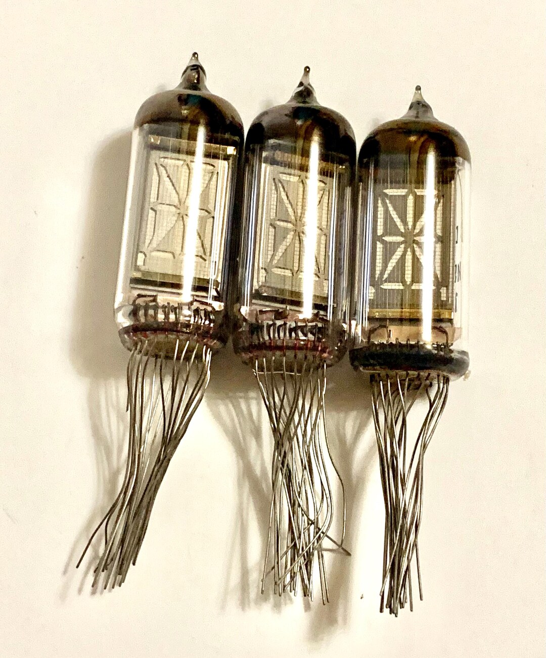 4pcs IV-17 (ИВ-17) VFD Nixie Tube Clock Multi-segment Indicator Symbol ...