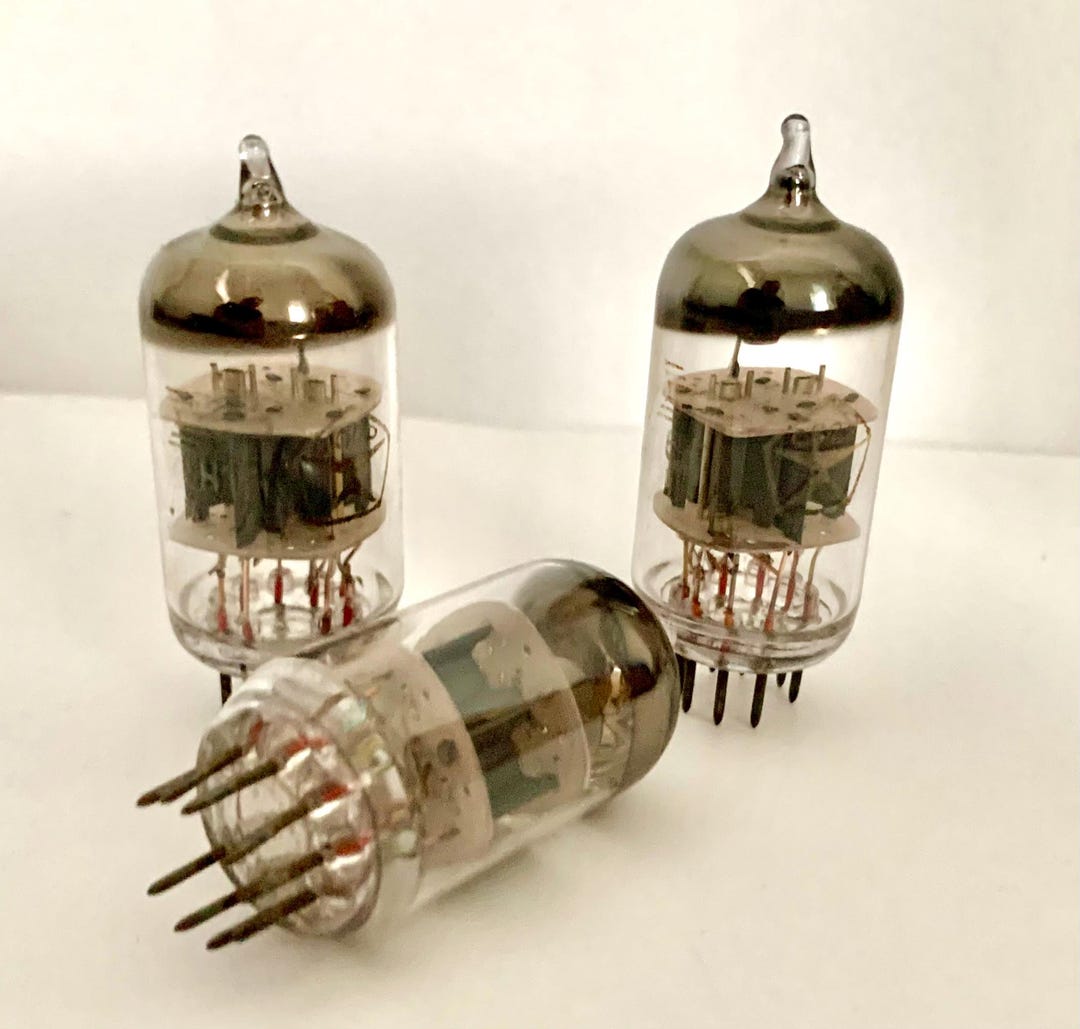 6N1P 6Н1П E88CC – Double Miniature Triode Tubes – New – Same Date – Lot ...