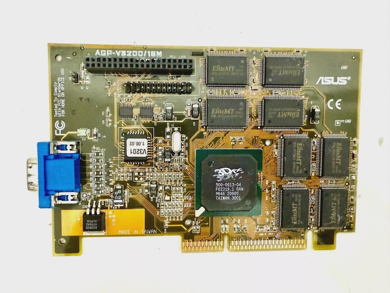 Rare 3dfx Voodoo Banshee Graphics Card ASUS AGP-V3200/16M - Etsy
