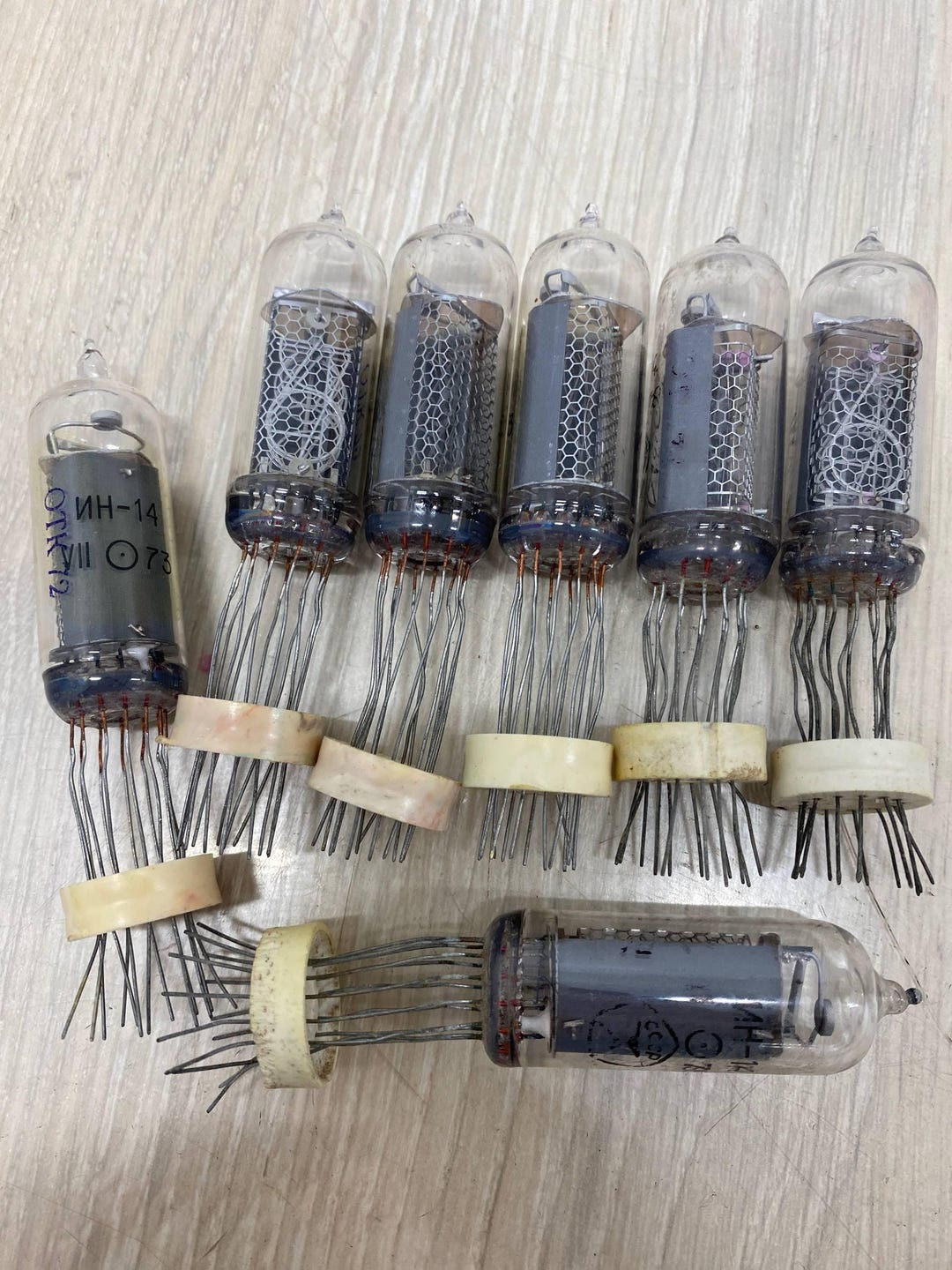 IN-14 Nixie Tubes - Lot of 7 - NEW - Vintage Electronics Display - Etsy