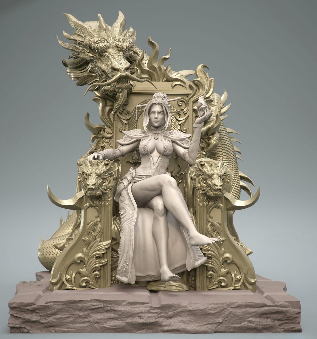 Avatar Flame Princess STL | Anime Villain Figurine | Collector 3D Print ...