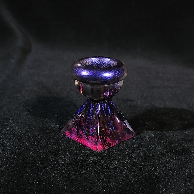 Pyramid Prism Resin Marble Stand - Etsy UK