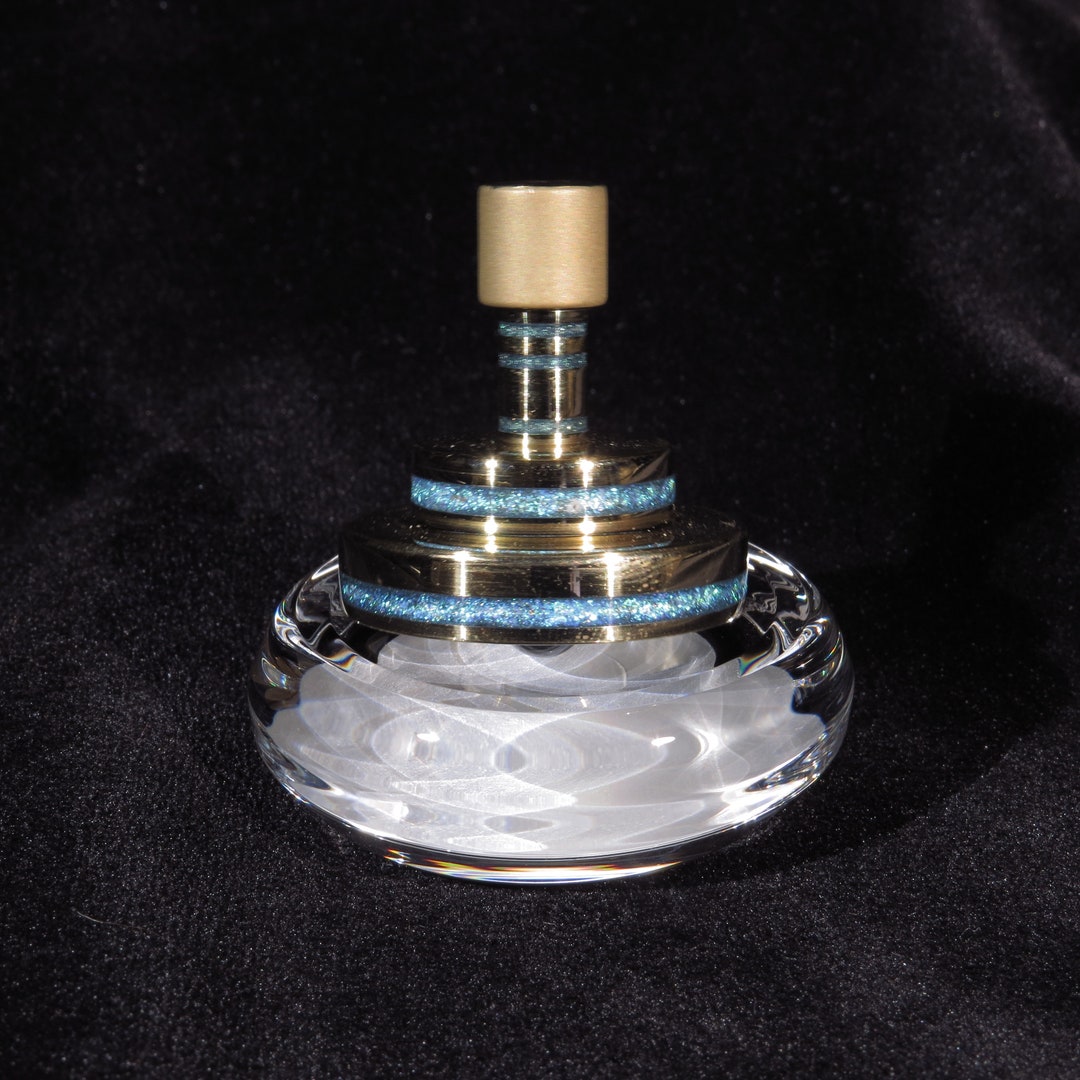 Borosilicate Glass Spinning Top Spin Station Clear Small - Etsy