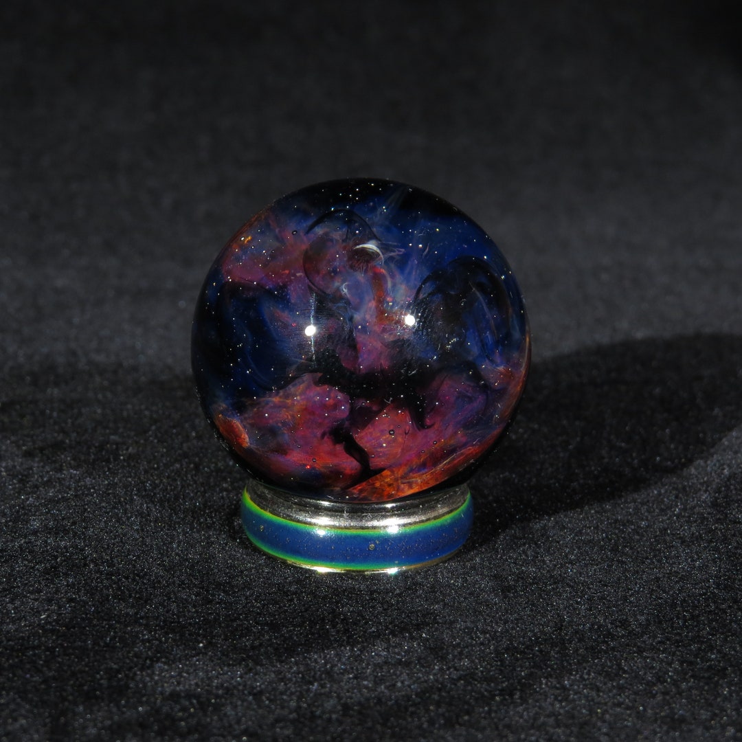 Galactic Nebula Glass Marble - Etsy
