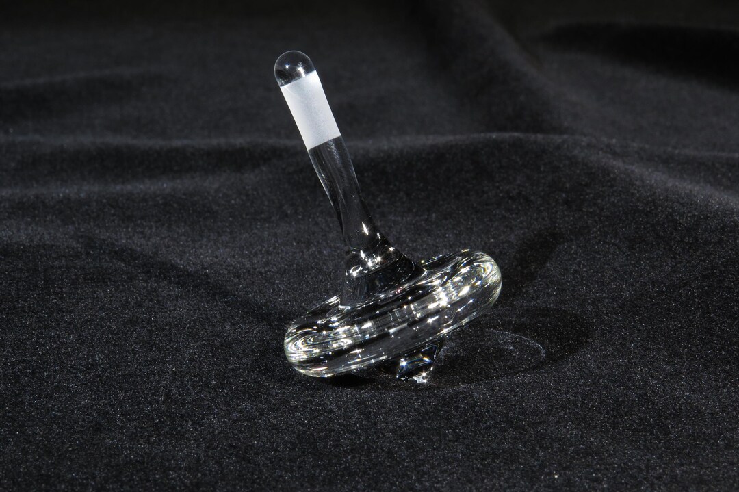 Clear Spinner Toroid #1 Borosilicate Glass Spinning Top - Etsy