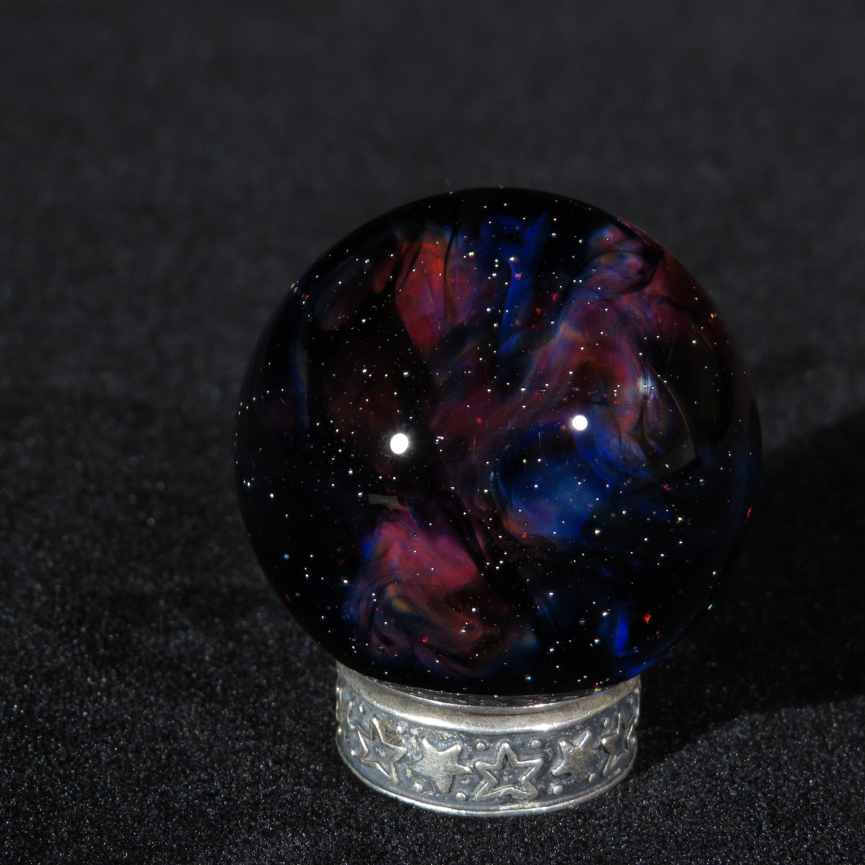 Galactic Nebula Glass Marble - Etsy