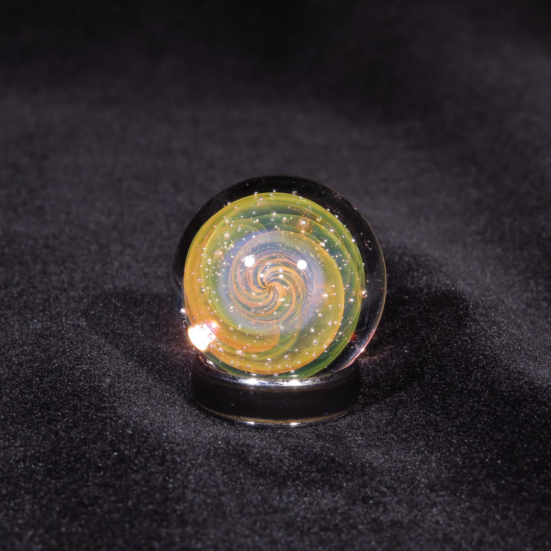 Galaxy Seed Space Glass Marble Pocket Marble - Etsy