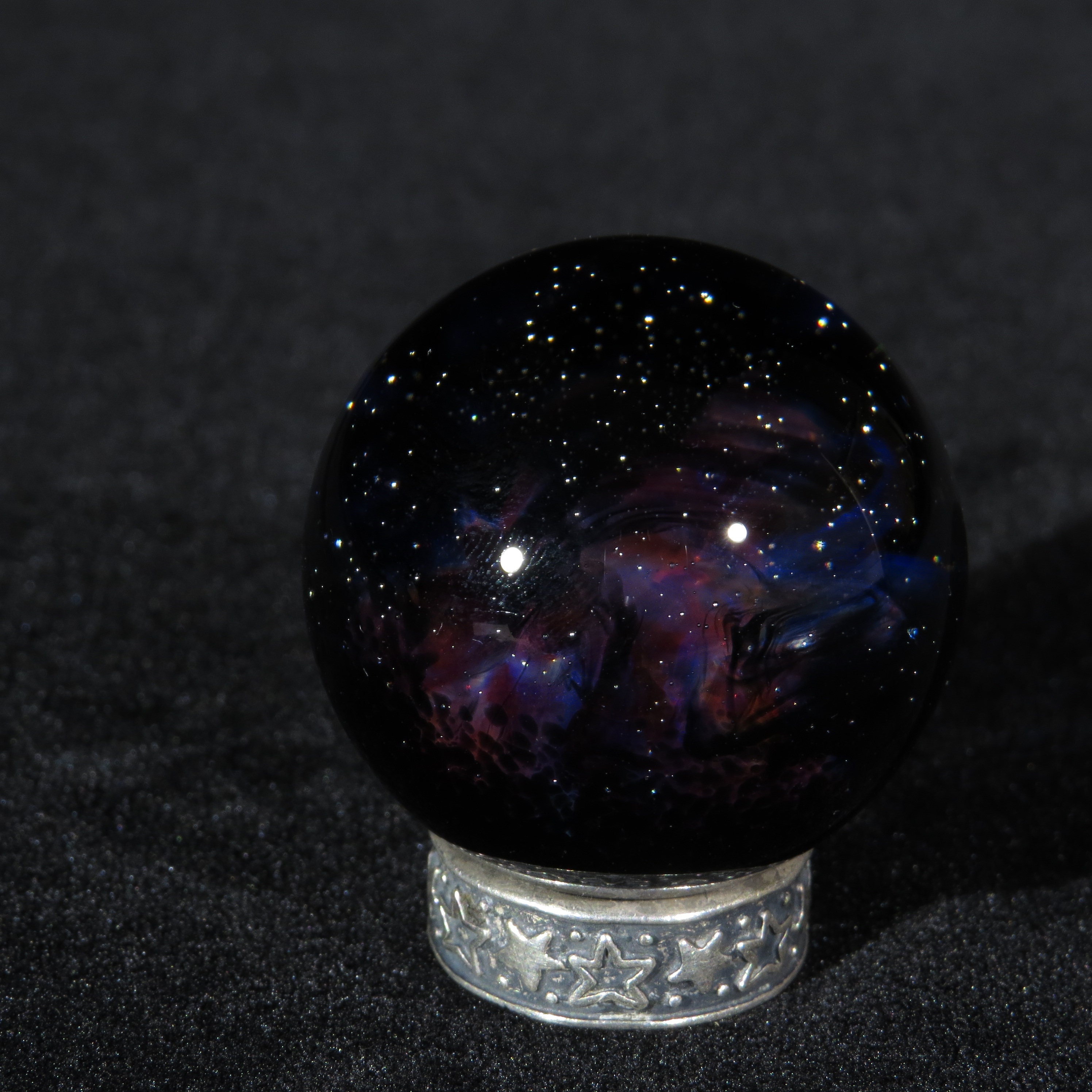 Galactic Nebula Glass Marble - Etsy