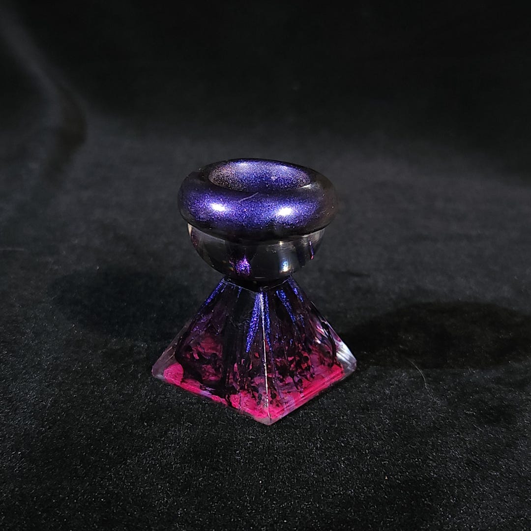 Pyramid Prism Resin Marble Stand - Etsy UK