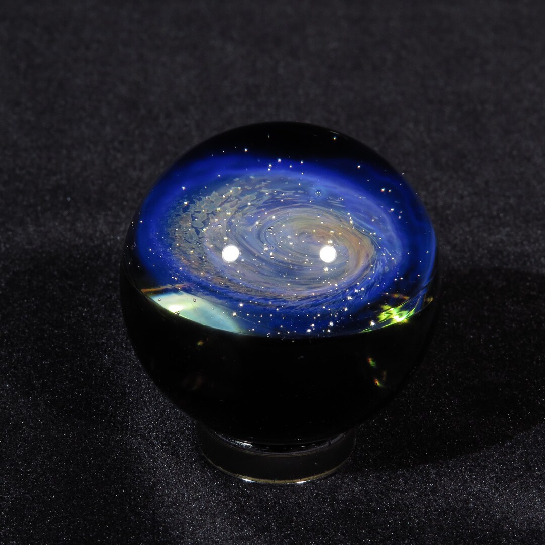 Spiral Galaxy in a Psychedelic Universe Space Glass Marble - Etsy