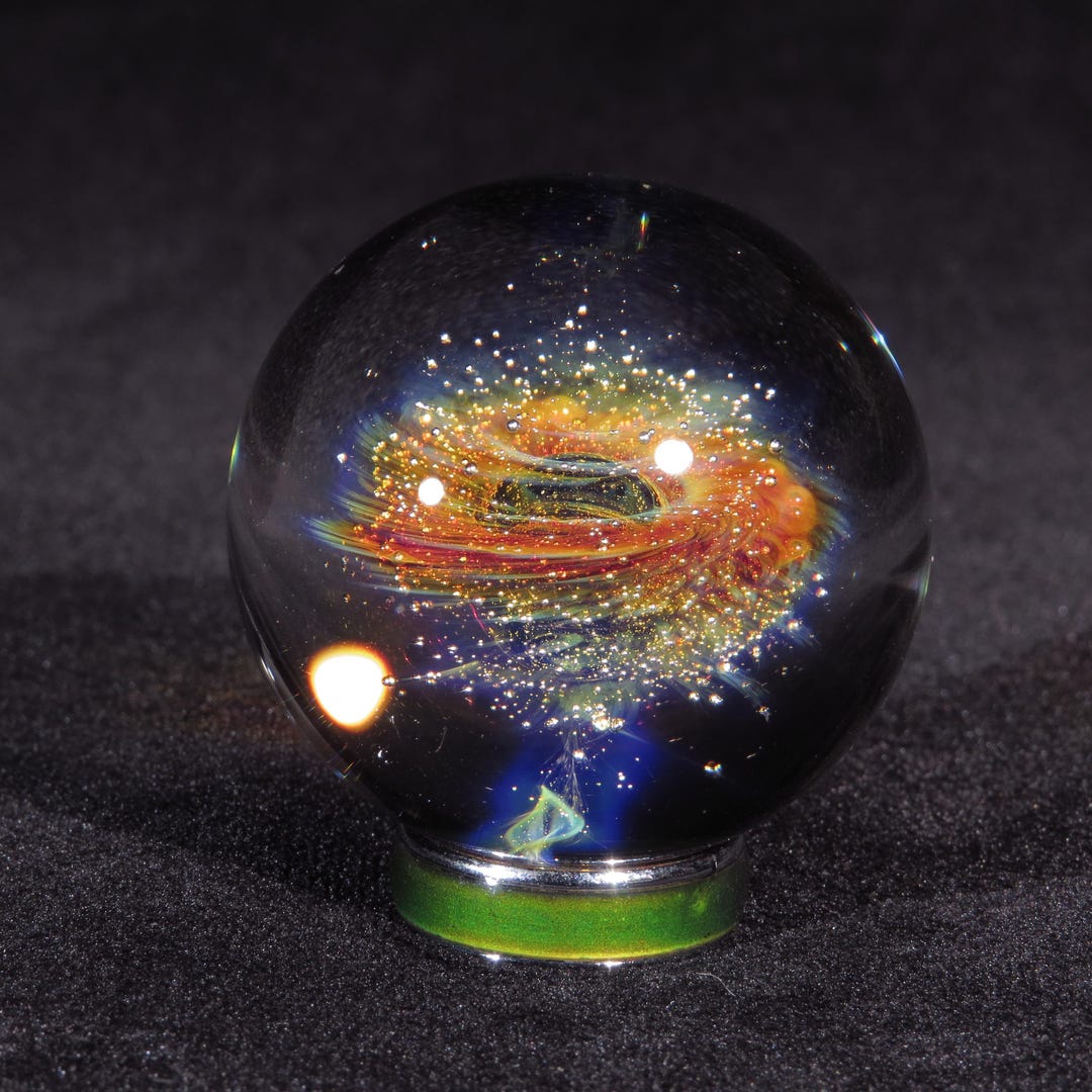 Galaxy Seed Space Glass Marble - Med - Etsy