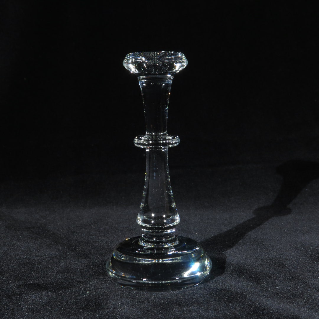 Tall Clear Glass Marble Stand - Etsy