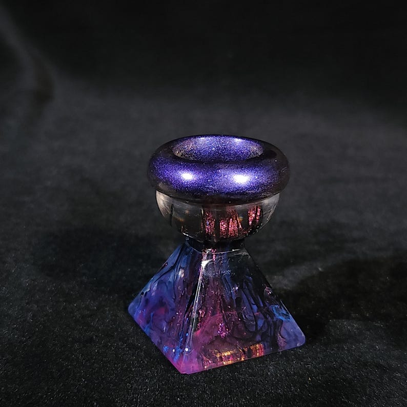 Pyramid Prism Resin Marble Stand - Etsy