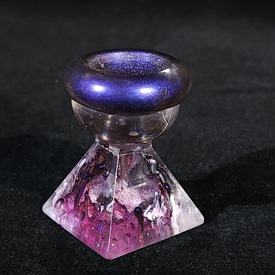 Pyramid Prism Resin Marble Stand (magic Garden) - Etsy