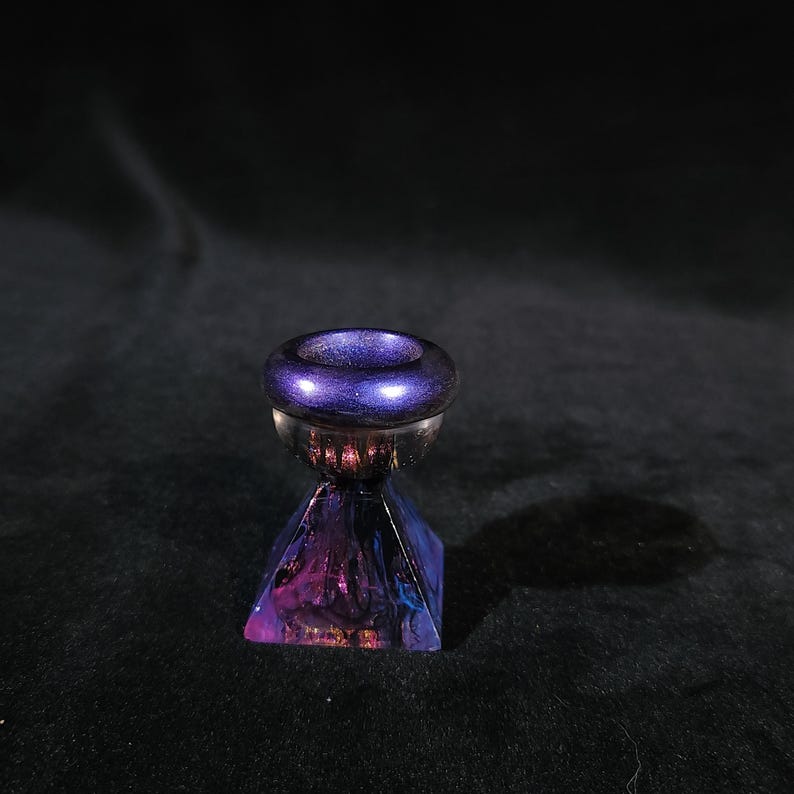 Pyramid Prism Resin Marble Stand - Etsy